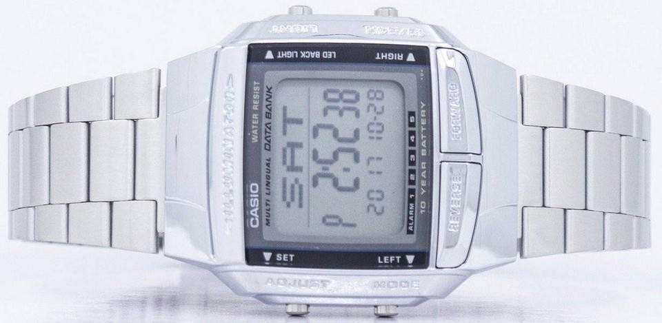 Casio Multi Lingual Data Bank Illuminator Dual Time Alarm DB-360-1A ...