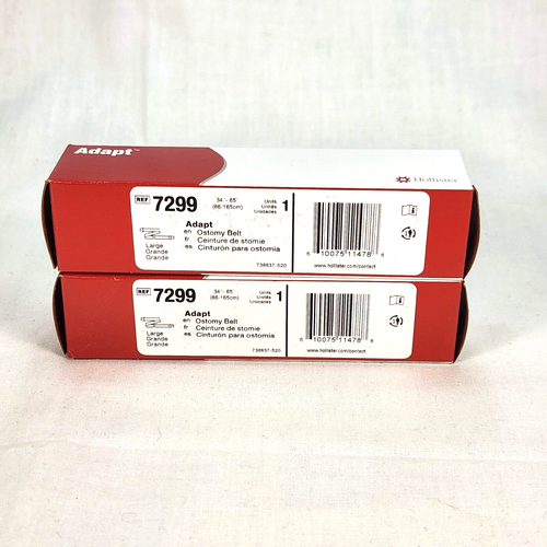 2x Hollister Adapt #7299 Adjustable Ostomy Belts Large 34" x 65 ...