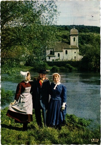 CPM Folklore Franc Comtois, au bord du Doubs FRANCE (1337186) | eBay