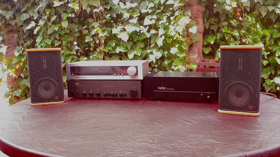 Infinity Infinitesimal Pair Oak trim Bookshelf Speakers EMIT Tweeters ...