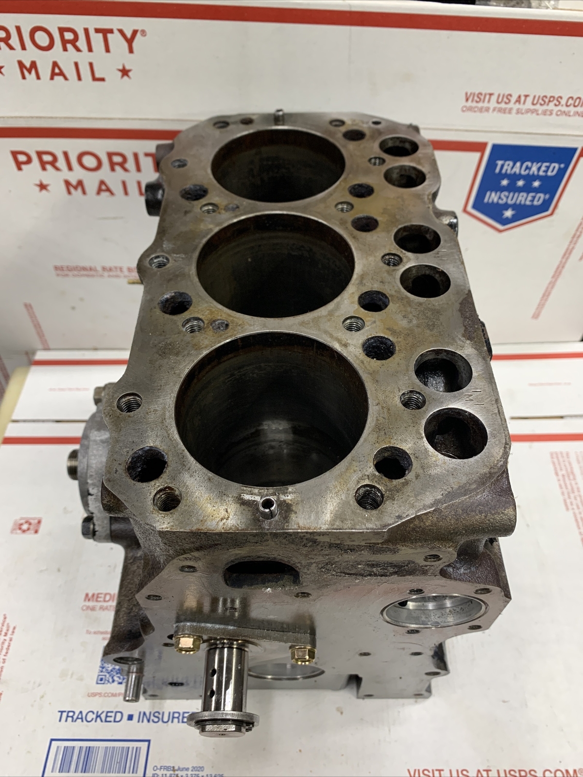 JOHN DEERE F935 YANMAR 3TNA72UJ Diesel 3 CYL Engine Block AM876419 | eBay