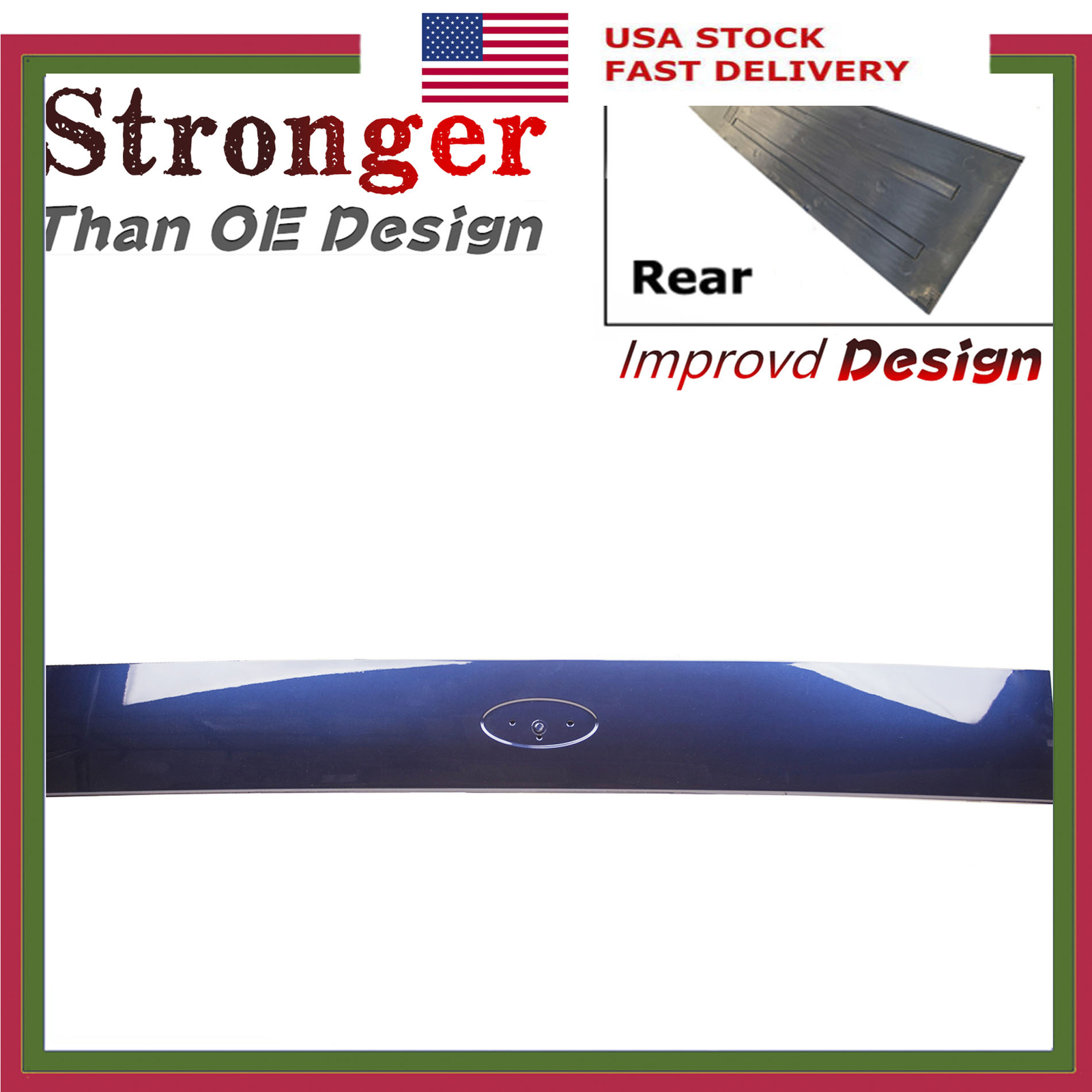 New Upgraded Lift Gate Applique Panel Moulding Rear Lower For Explorer ...