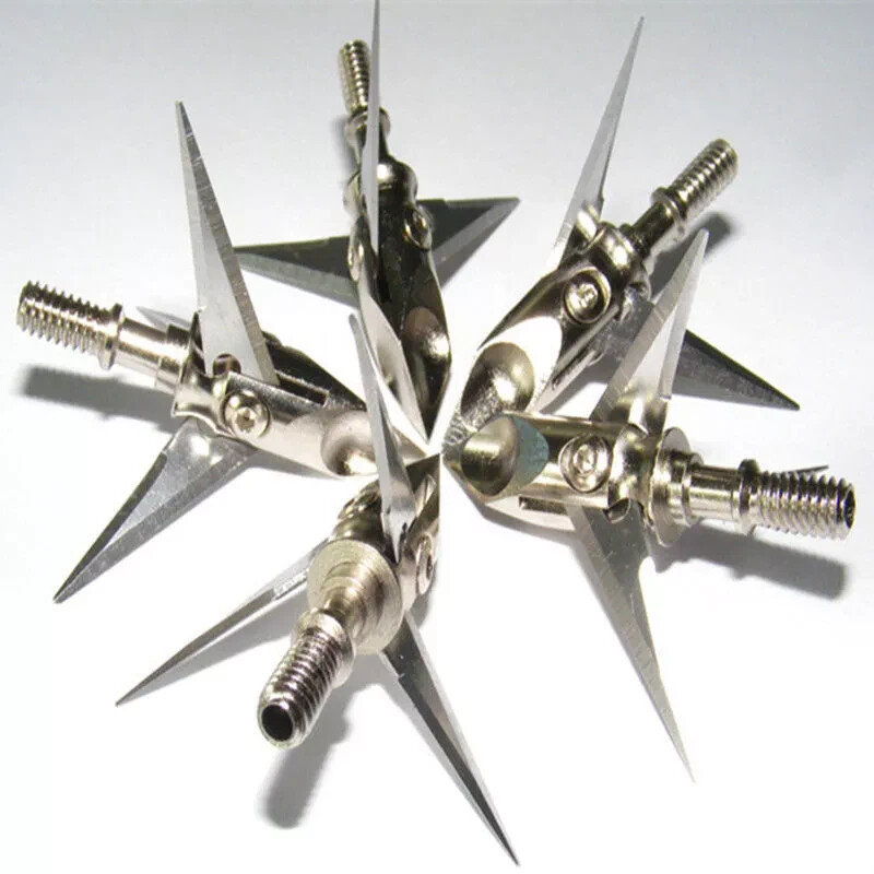 12PC/Lot Ramcat Broadhead 100gr 3blade Archery Hunting for Compound Bow ...