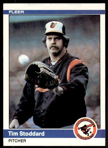 1984 Fleer Tim Stoddard Baseball Card Baltimore Orioles #23 | eBay