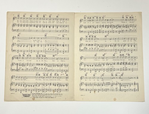 Charles Lindbergh Sheet Music Duo Set, Lucky Lindy and The Eagle Of The ...