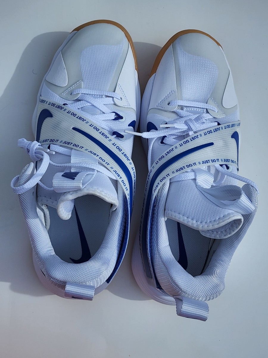 Nike React Hyperset White Game Royal CI2955 140 Men's Size 9 Nike React Hyperset White Game Royal CI2955 140 Men's Size 9
