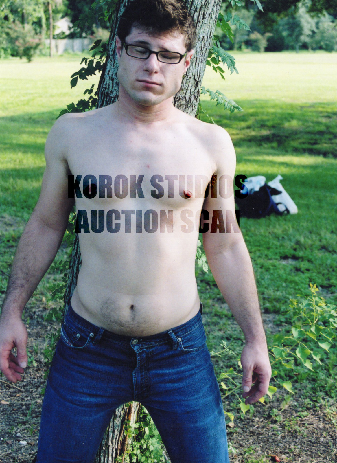 Cute Muscle Hunk Luke 5x7 Semi Nude Male Beefcake Photo 020325582 | eBay