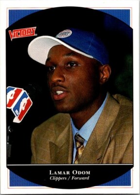 1999-00 UD Victory #434 Lamar Odom Rookie Card RC Los Angeles Clippers ...