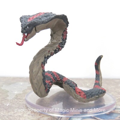 Sand & Stone ~ SPIRIT NAGA #29 D&D Icons of Realms large cobra snake ...