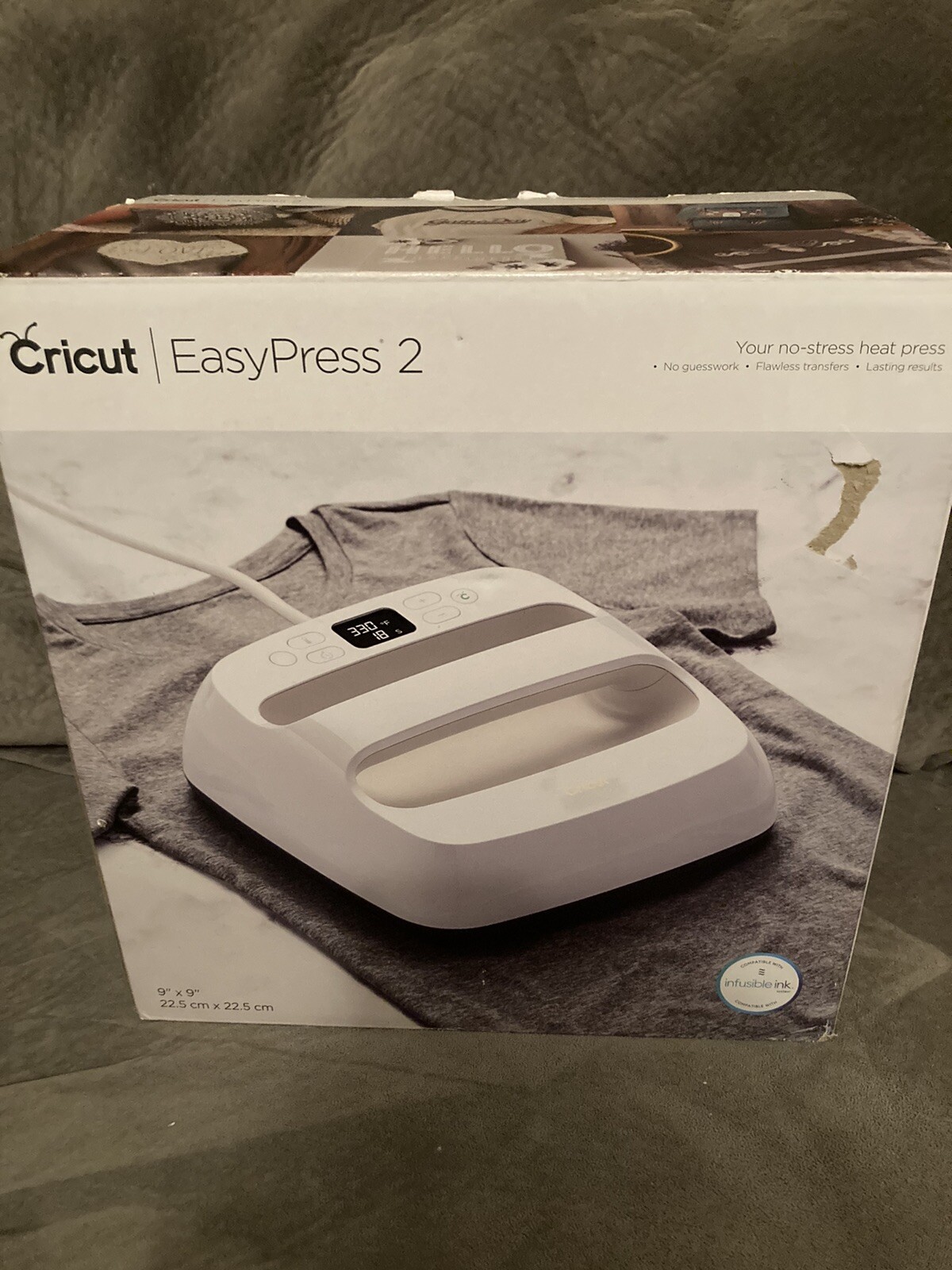 Cricut Easy Press 2 - Heat Press Machine 9" x 9" - Daybreak 93573815782 ...