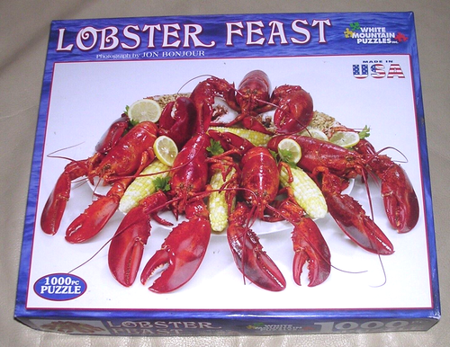 Complete 2008 HTF Lobster Feast Corn on Cob Lemon in Rough 1000 Piece ...
