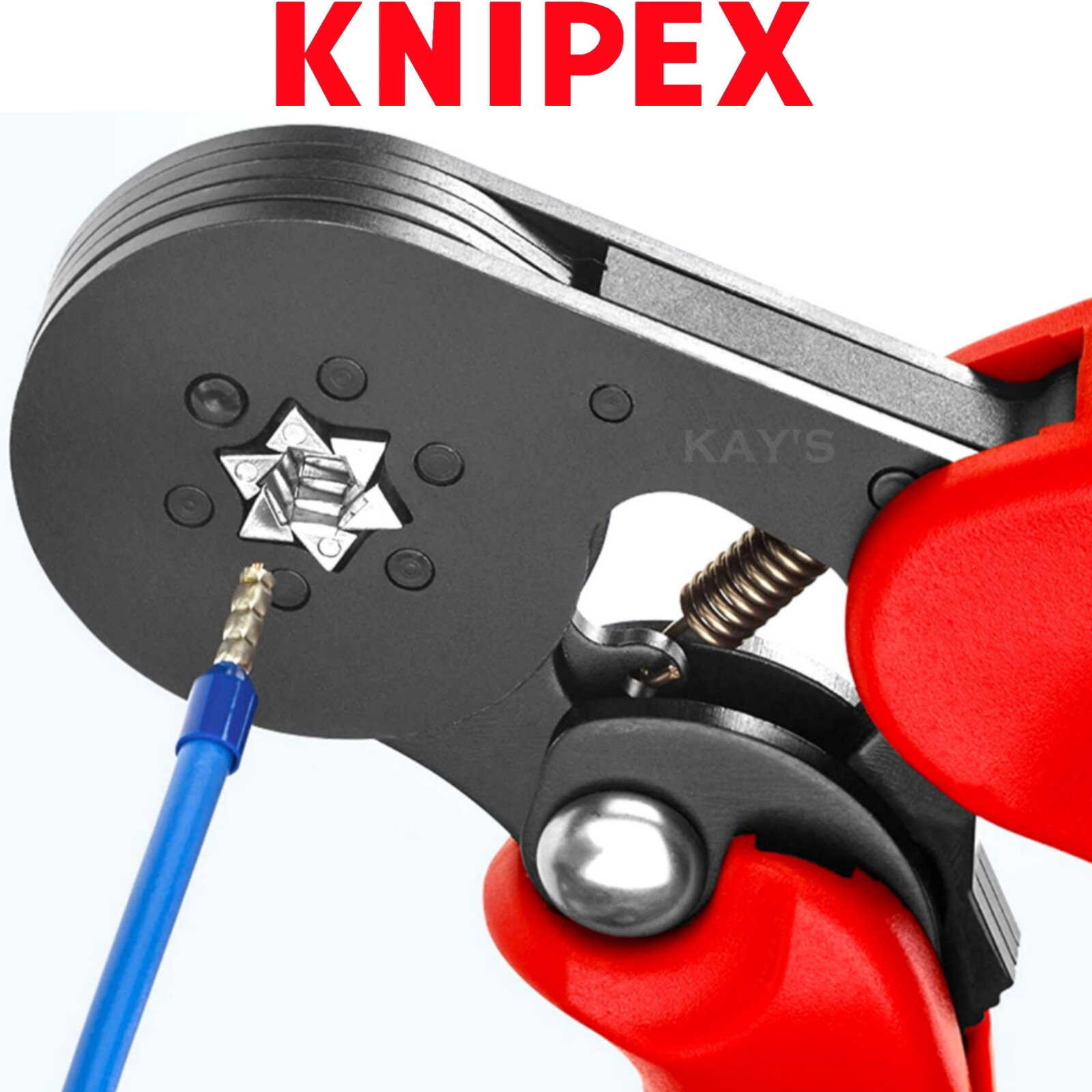 Knipex Crimping Pliers 180mm Self Adjusting For Wire End Sleeves ...
