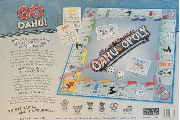 BigIsland Kauai Maui-OPOLY Hawaiian Monopoly Late for the Sky 4 SET ...