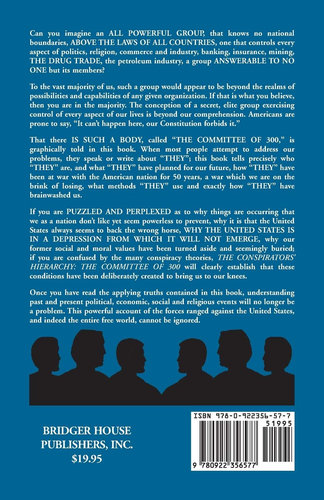 Conspirators' Hierarchy: the Story of the Committee of 300 | eBay