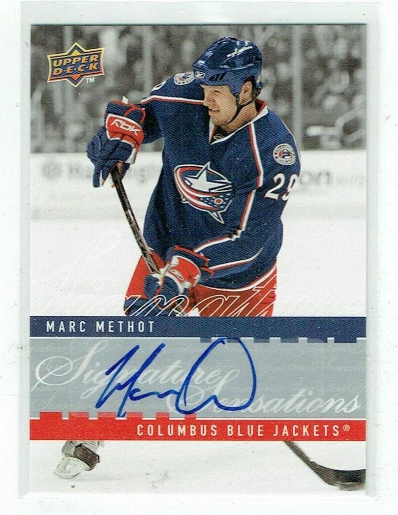 08-09 UD Upper Deck Ser One Signature Sensations Marc Methot Auto | eBay