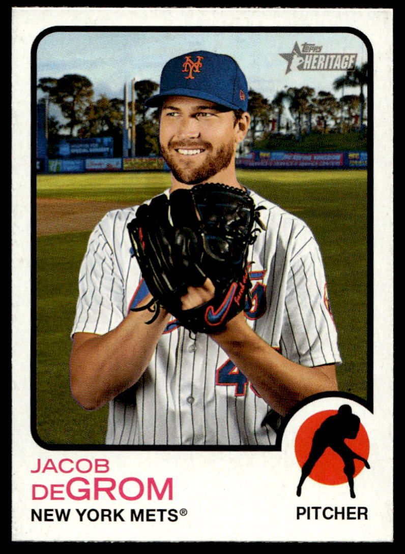 2022 Topps Heritage 250 Jacob deGrom New York Mets Baseball Card | eBay