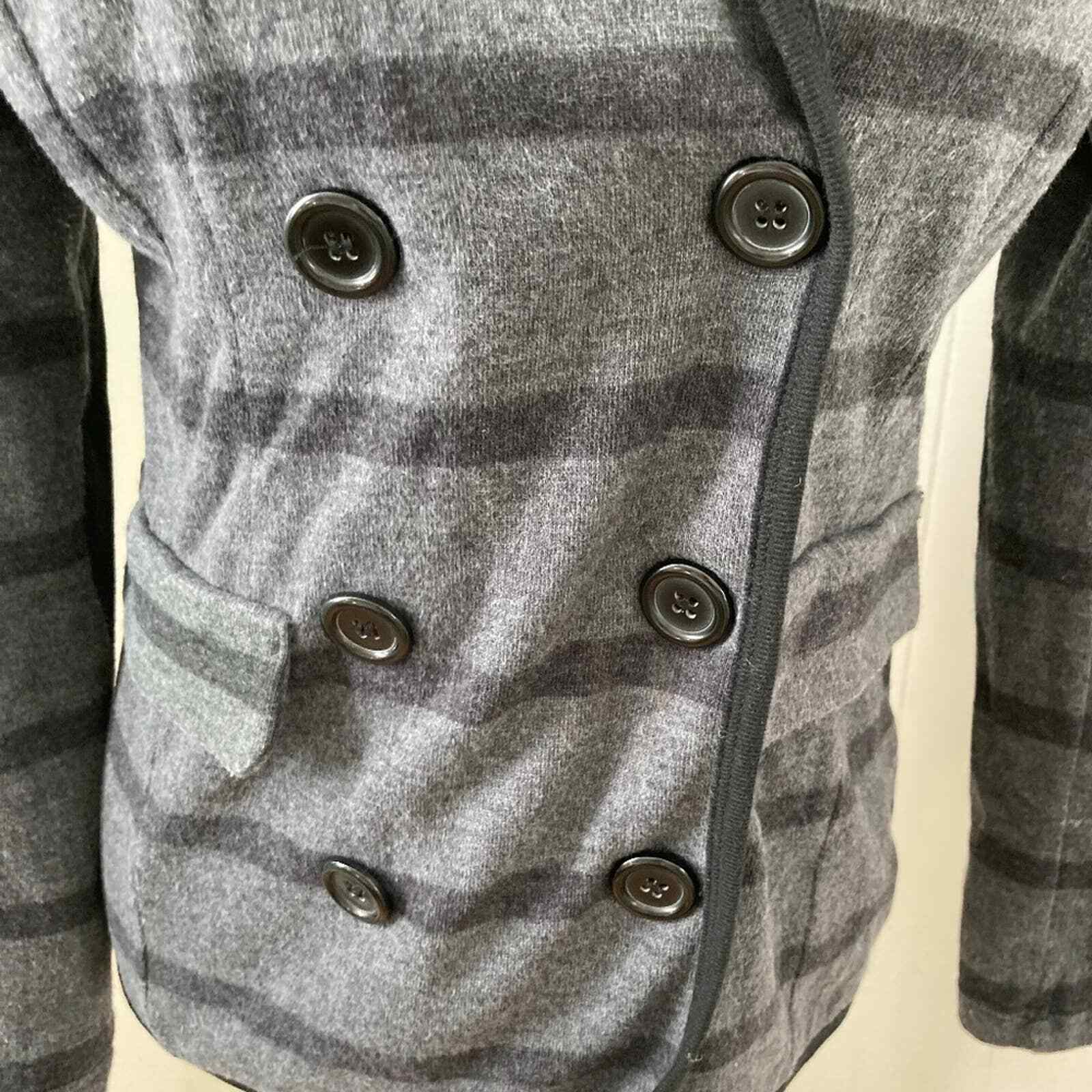 Preppy Sailor Double Breasted Stripped Jersey Jacket … - Gem