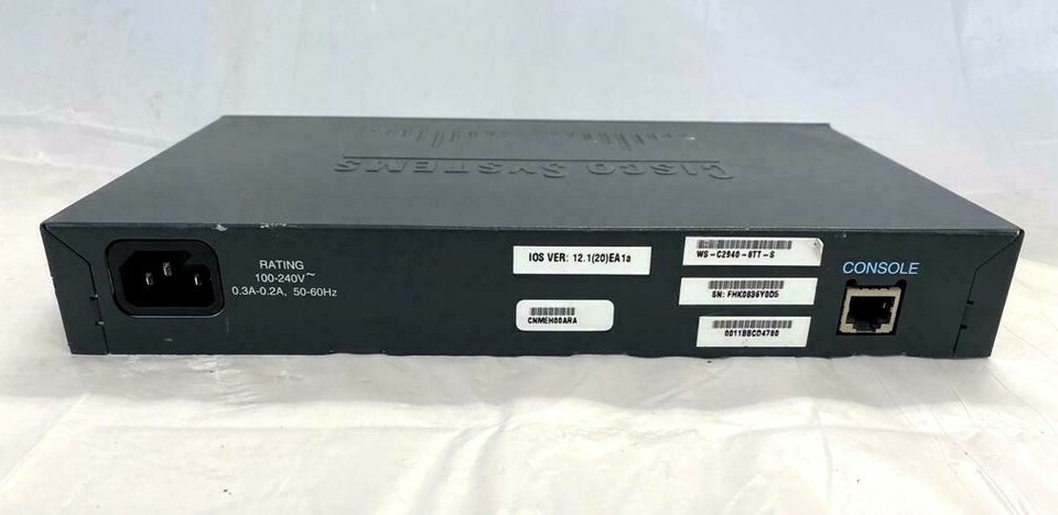 Cisco 2940 Series 8 Port Network Switch WS-C2940-8TF-S, free shipping ...