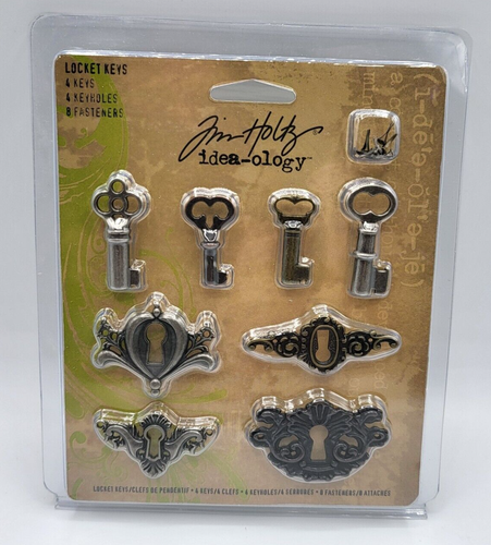 Tim Holtz idea-ology LOCKET KEYS - 2010 Advantus Corp - Pocket-Size ...