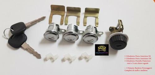 SET 4 Door Lock Cylinder Front For Suzuki Sj410 Sj413 Samurai Santana ...