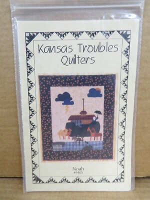 Kansas Troubles Quilters NOAH 30" x 34" Quilting Pattern Kit #9405 NEW ...