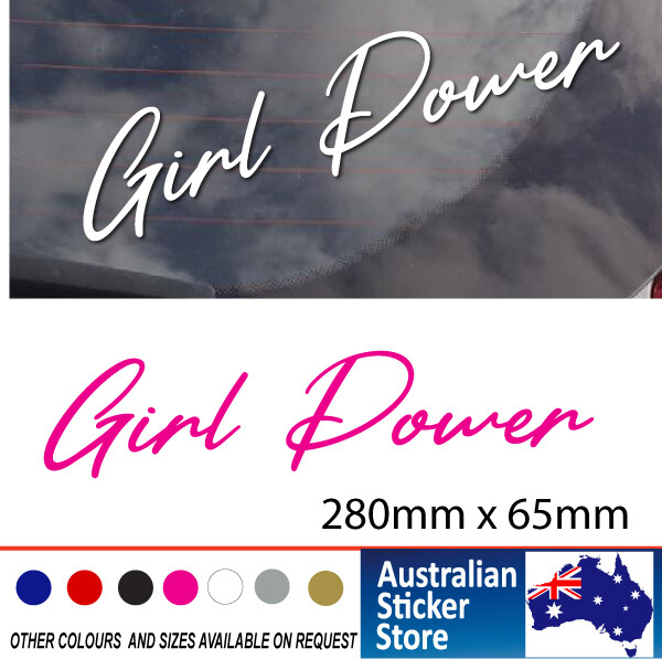 Girl Power Car sticker cute girly sticker Buy 2 Get 3 | eBay