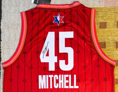 Donovan Mitchell Signed Autograph 2020 NBA All Star Jersey Jazz ...