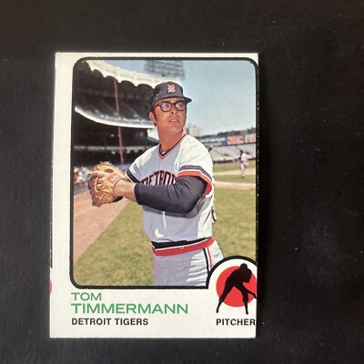 1973 Topps Baseball #413, Tom Timmerman Card ERROR OddBaLL MISCUT | eBay