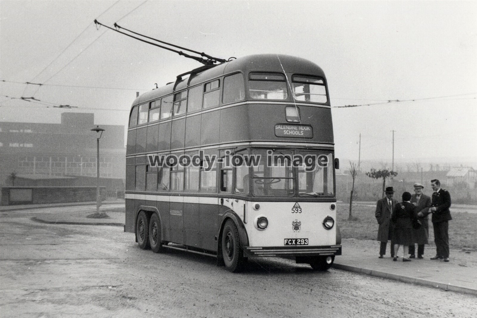 rp07146 - Huddersfield Trolleybus 593 - photograph 6x4 | eBay UK