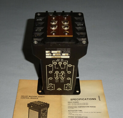 Eagle Signal Controls CES227A601 Safety Control Module CES-227 120VAC ...