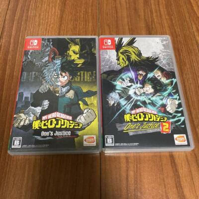 My Hero Accademia One's Justice1, 2 Nintendo Switch Used Japan Boxed ...