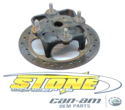 OEM 17-22 CAN-AM MAVERICK X3 FRONT REAR WHEEL HUB & FRONT ROTOR ...