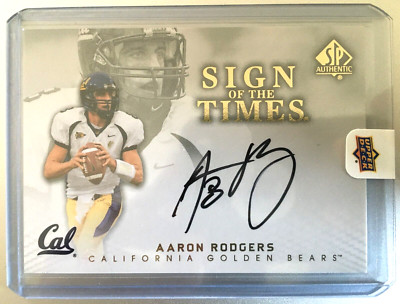 2012 SP Authentic Aaron Rodgers Sign of Times Auto Autograph Group A 1: ...
