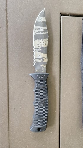 SOG Seal Pup Tiger Stripe Camo With Sheath | eBay