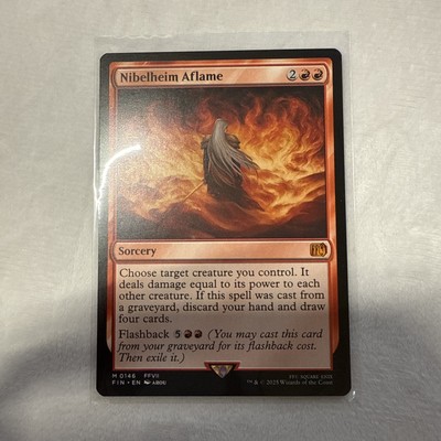 x1 NM Nibelheim Aflame Final Fantasy Regular MTG | eBay