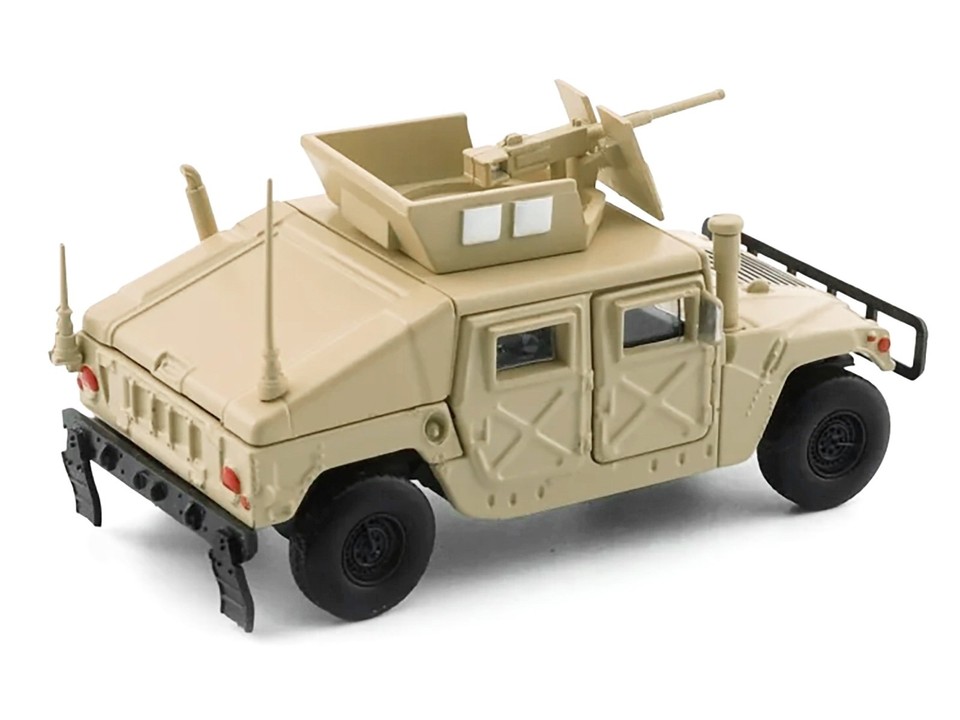 HUMVEE 4-CT MILITARY VEHICLE DESERT TAN 1/64 DIECAST BY BM CREATIONS ...