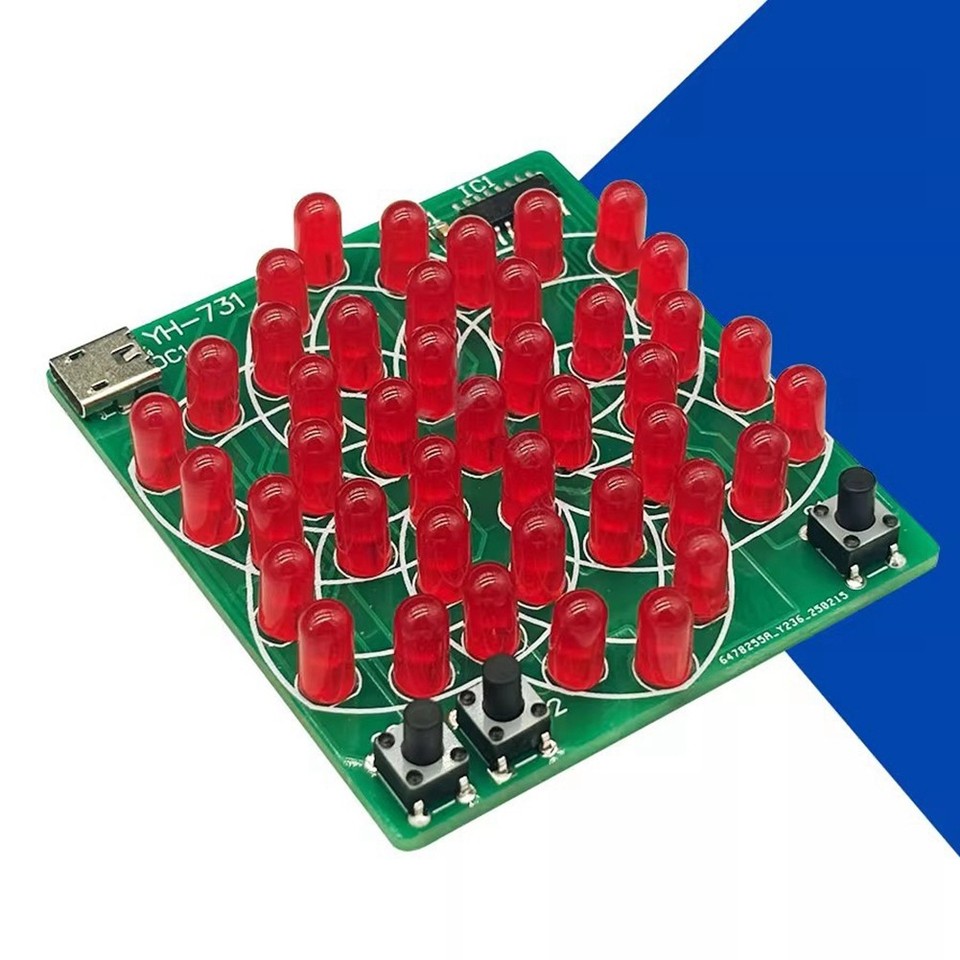 DIY Electronic Kit Electronic Windmill Flowing Water Light 43 LED 5V ...