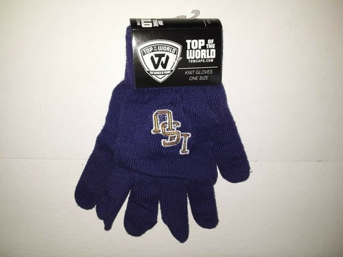 LSU Tigers Knit Gloves by Top of the World | eBay