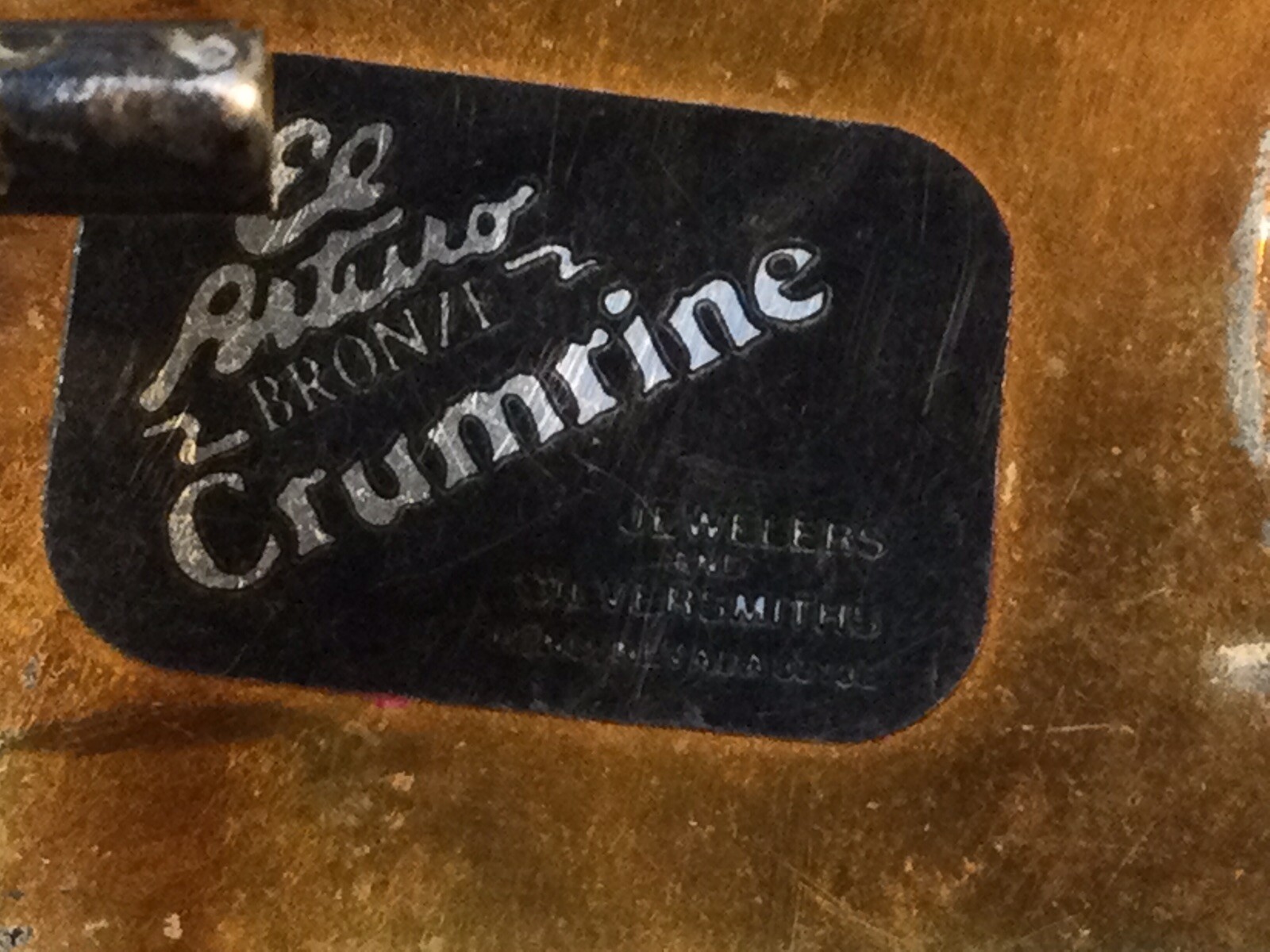 Crumrine El Arturo Bronze Belt Buckle Dart Darts Trop… - Gem