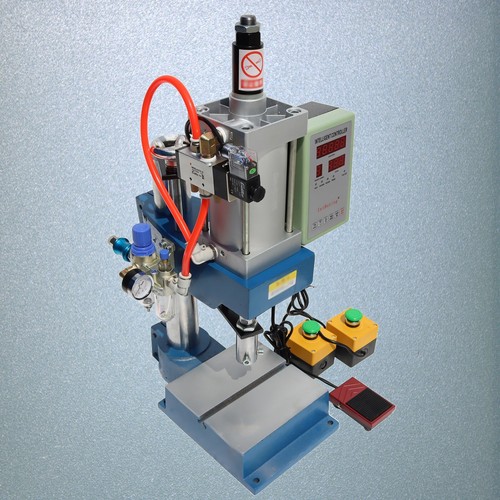 110V 1100lbs/500KG Pneumatic Press Punch Machine Digital Display for ...