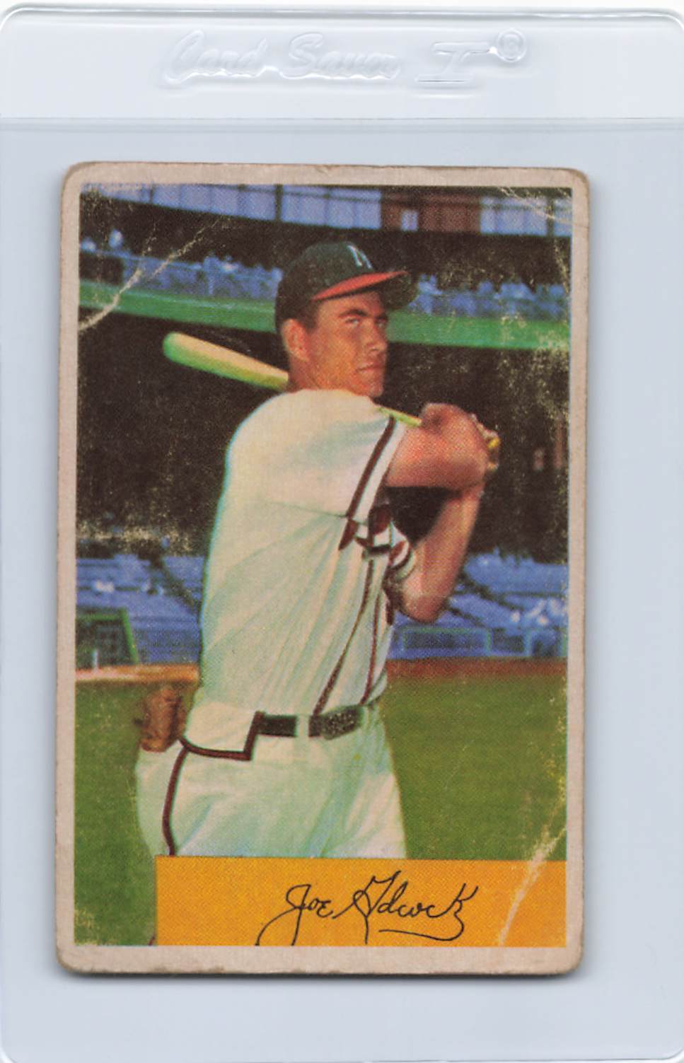 1954 Bowman #96 Joe Adcock Braves Poor *DA-B7243 | eBay