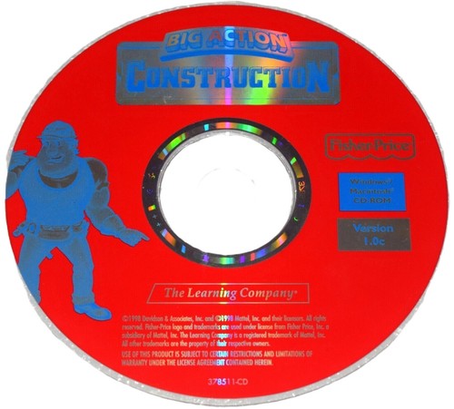 Fisher-Price: Big Action Construction PC Mac CD Rom Computer Video Game ...