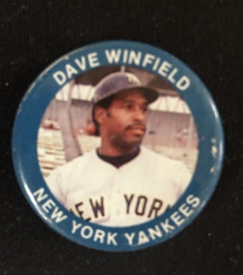 1984 Dave Winfield Fun Foods Baseball Button New York Yankees Pin #1 | eBay