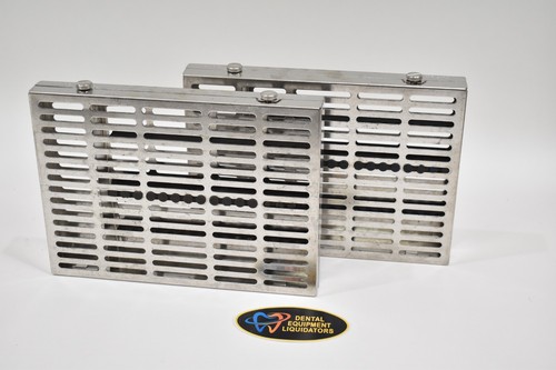 Set of 2 - HU-FRIEDY 16 Instrument Dental IMS Cassettes 8" x 11" x 1.25 ...