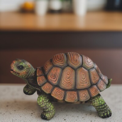 11.75"W Tortoise Figurine Ornament Home Decor Unique Gift | eBay
