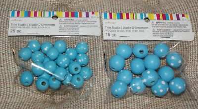 Creatology Trim Studio 20mm/16MM Wooden Beads Pink/Yellow/Green/Blue ...