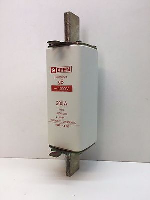 Efen Feinsilber 35041.0170 NH-SI 1L 200-Amp Fuse Link GB 1000V AC, 550V ...