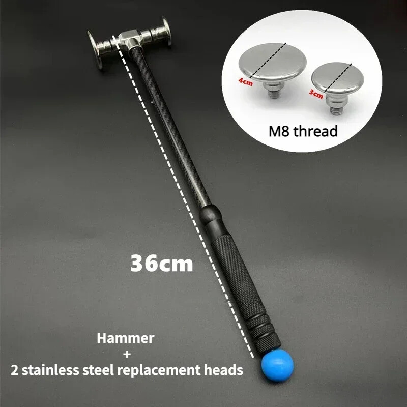 Car Dent Repair Hammer Body Repair Leveling Hammer Replaceable Repair ...