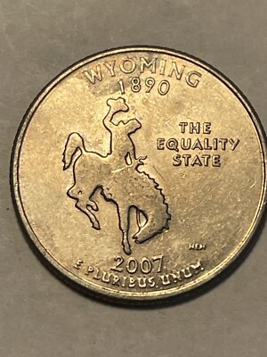 2007 P Wyoming State Quarter Doubled Die WDDR - 035 | eBay