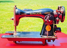 Singer Model 15 Multi Color Sphinx Style Sewing Machine Restoration ...